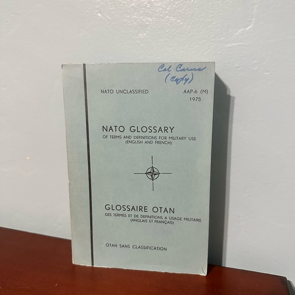 Accents | Nato Glossary Terms Definitions Military 1975 Glossaire Otan ...